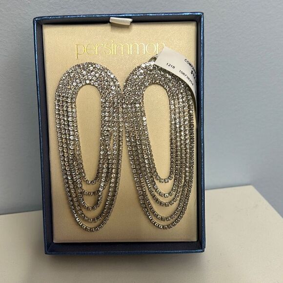 Persimmons | Jewelry | Persimmonearringsformalsparkling | Poshmark